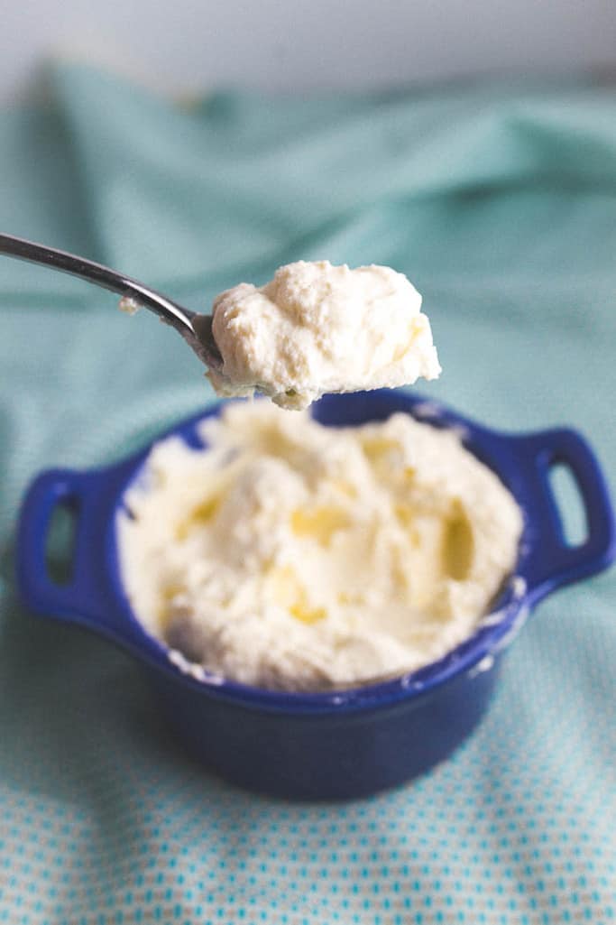 goat milk ricotta - Grits and Chopsticks