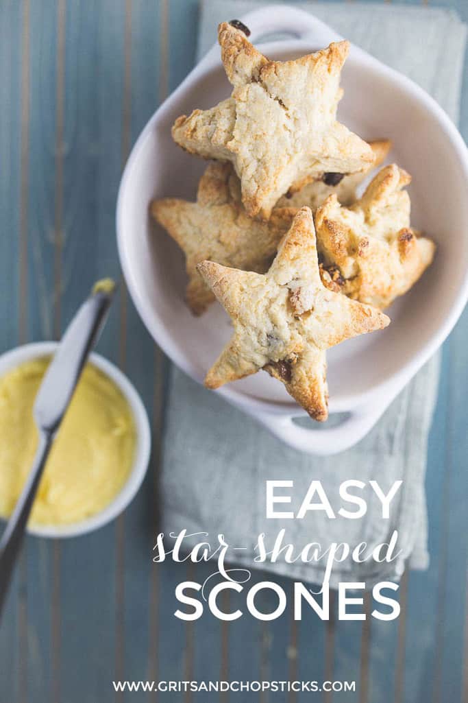 easy star scones - Grits and Chopsticks