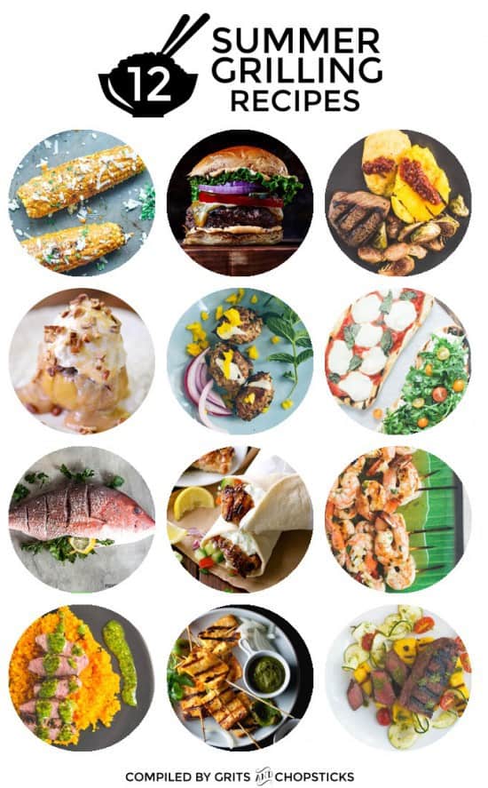 summer grilling recipe roundup - Grits and Chopsticks