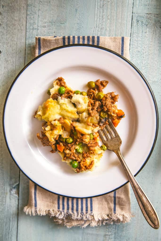 Whole30 Ground Turkey and Cauliflower Cottage Pie - Grits and Chopsticks